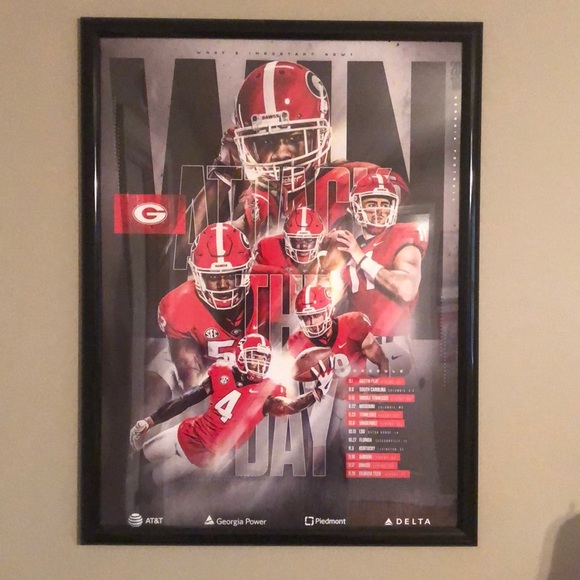Wall Decor | 18x 24 Uga 21819 Football Poster | Poshmark